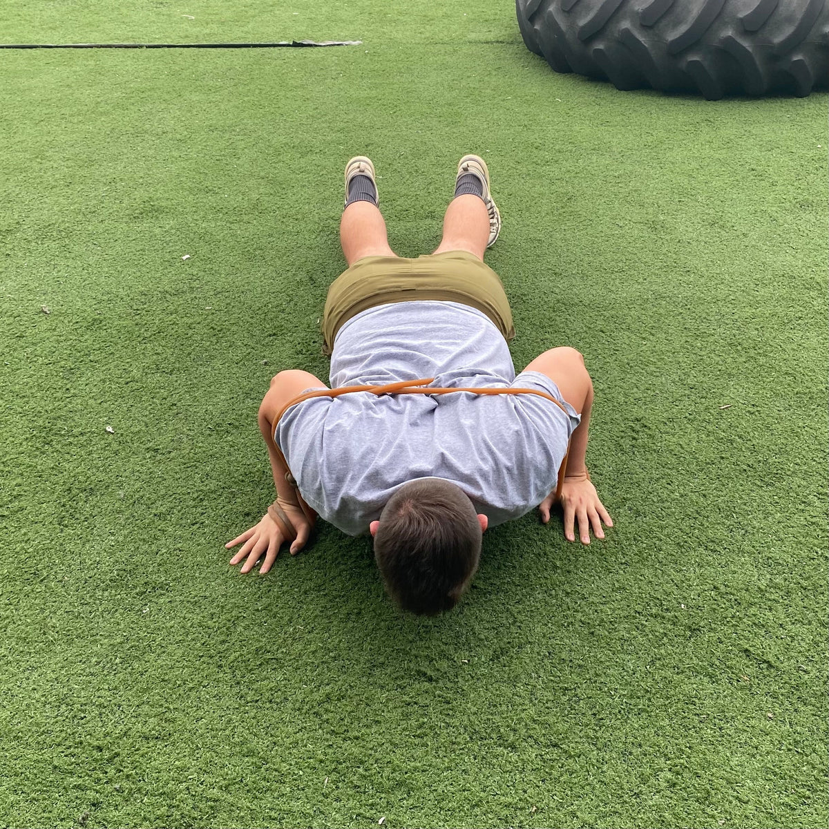 Banded Push Ups – Garage Strength