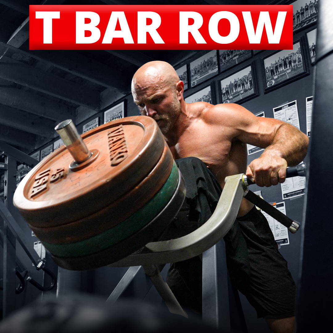 rows exercise with bar