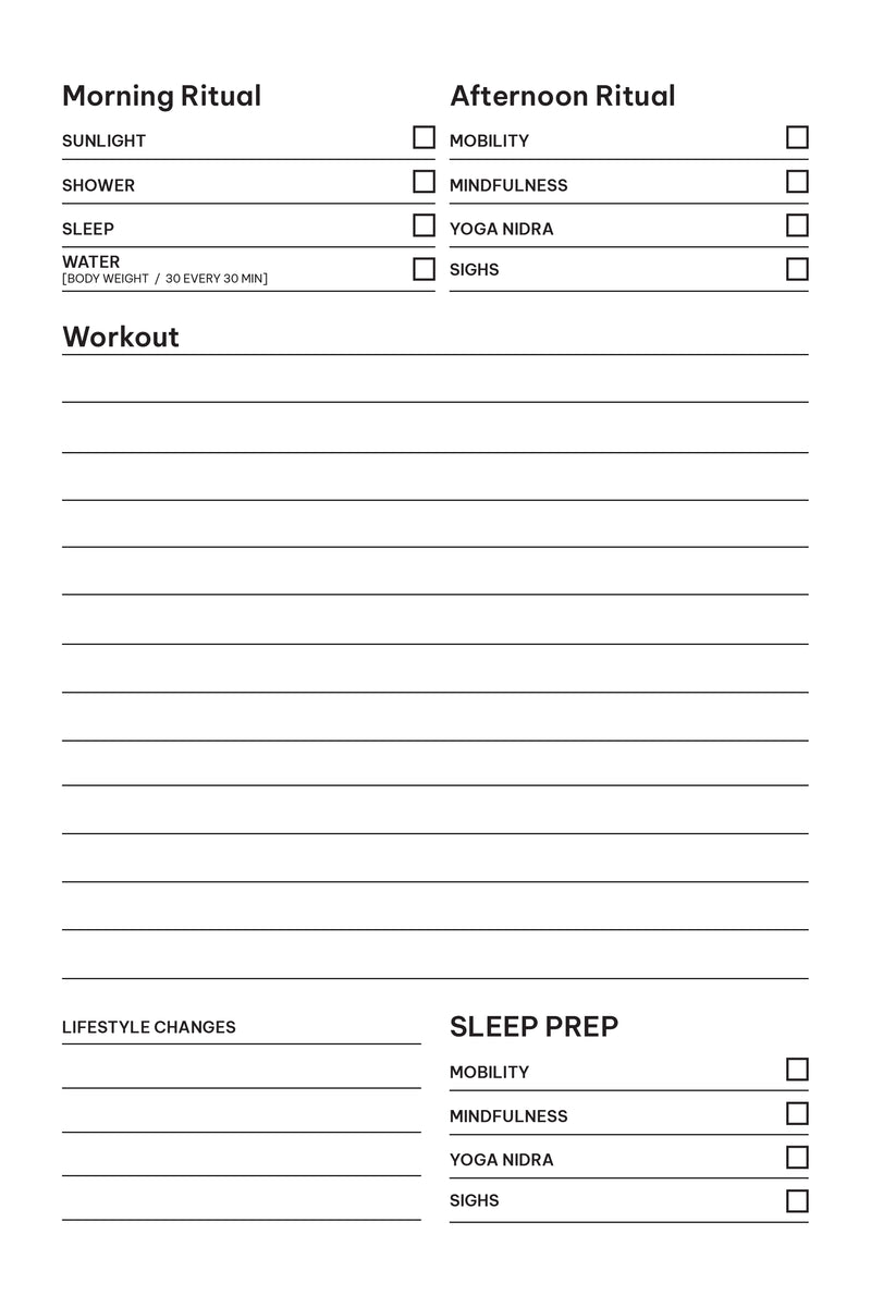 Peak Performance Planner – Garage Strength